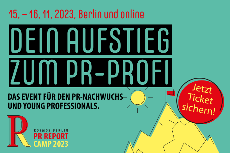 PRReport | PR Report Camp 2023: Das ist das Programm